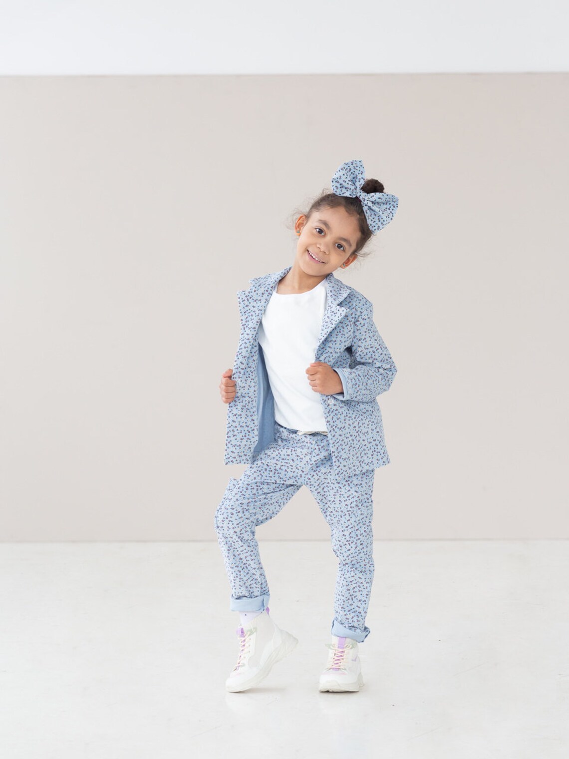 Two Piece Set, Girl Clothes, Suit for Girls, Floral Suit for Baby ...