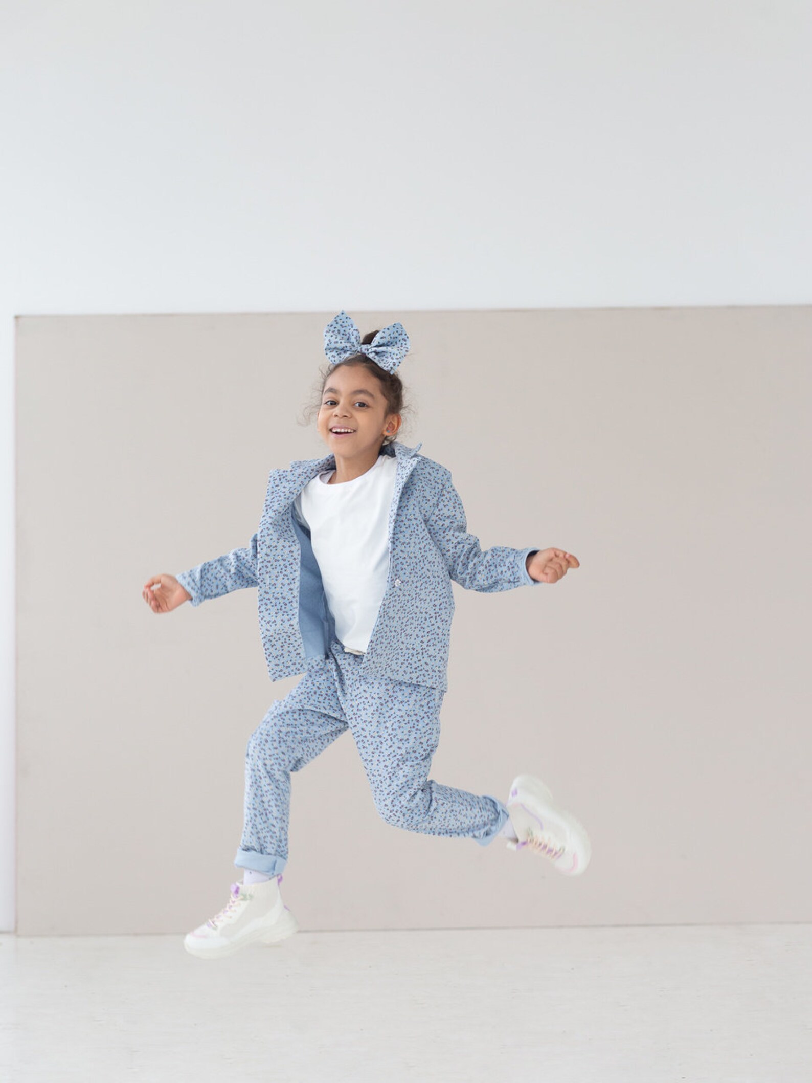 Two Piece Set, Girl Clothes, Suit for Girls, Floral Suit for Baby, Back ...