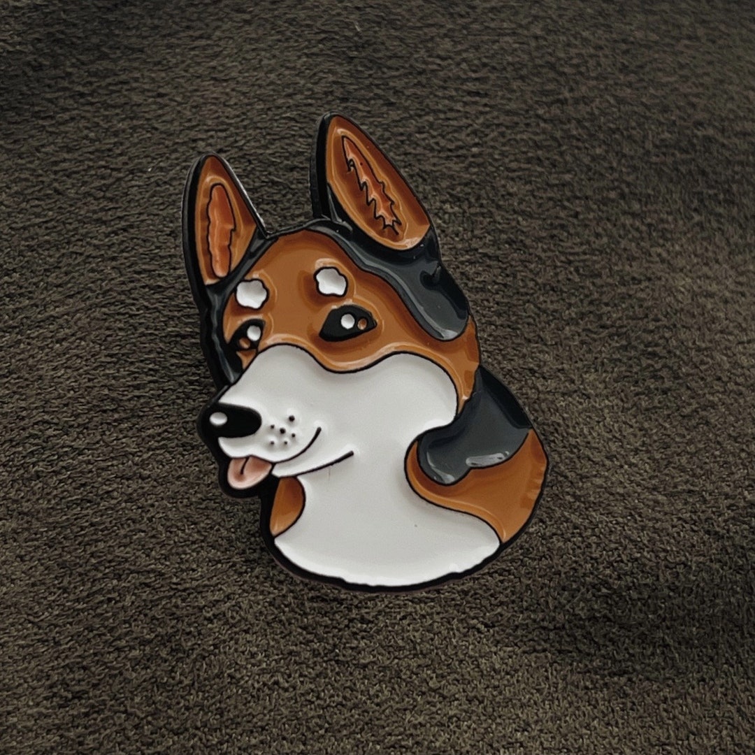 Chad the Shiba Inu Soft Enamel Pin - Etsy