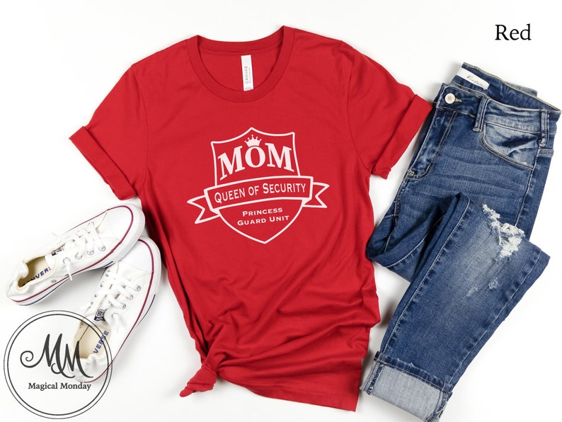 Princess Security Shirt Disney Mom Shirt Queen of Security Tshirt Mom ...