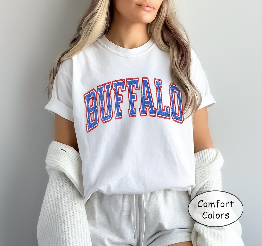 Buffalo Football Comfort Colors Buffalo Shirt Vintage Oversized Shirt ...