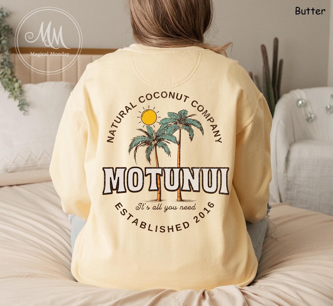 Moana Motunui Sweater Comfort Colors Crewneck Moana Sweater Disney ...