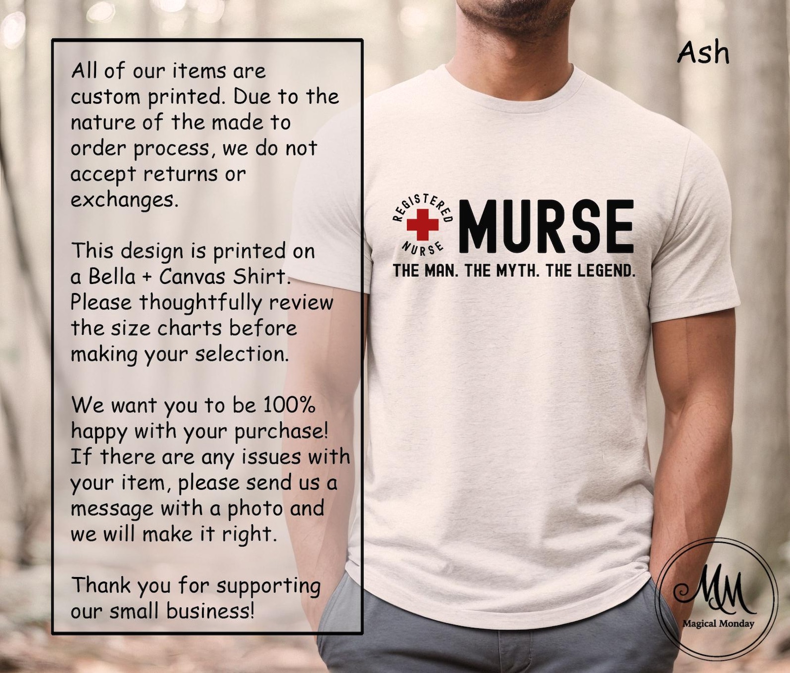 Murse the Man the Myth the Legend, Male Nurse Gifts, RN Shirt, Male ...