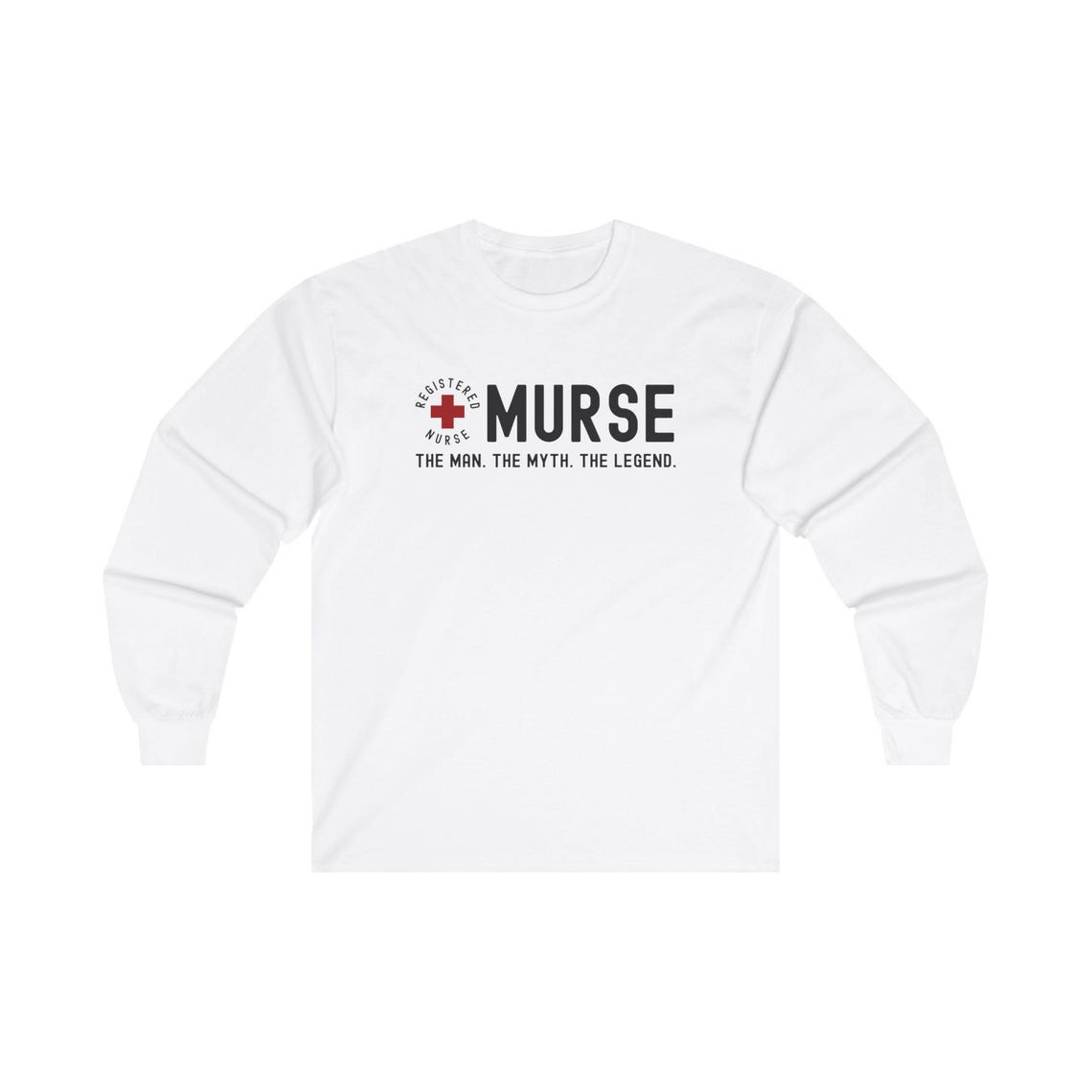 Murse Long Sleeve Shirt Mens Nurse Tshirt Murse Shirt Gift for Male ...