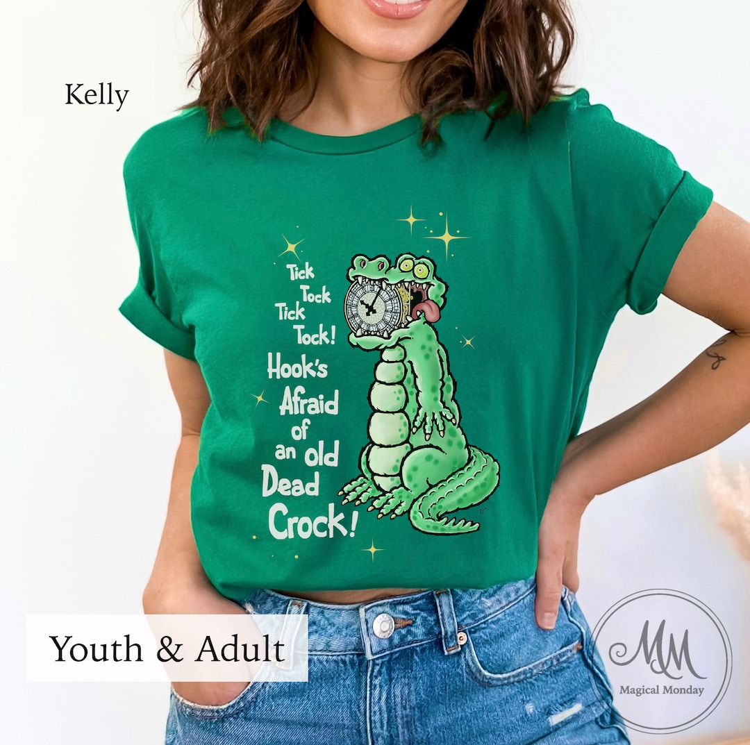 Peter Pan Crocodile Shirt Tick Tock Croc Tshirt Disney Dad Shirt ...