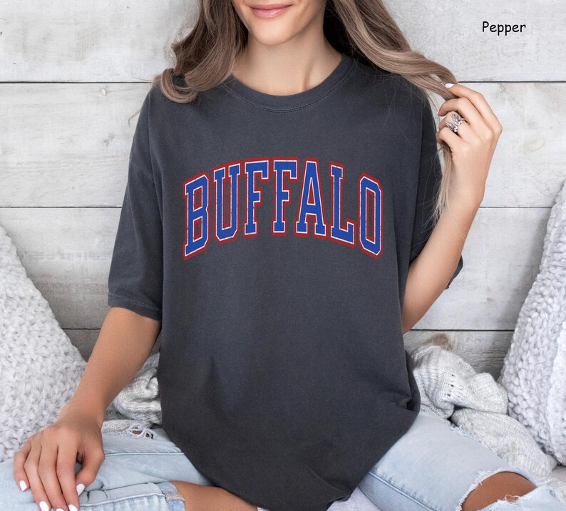 Buffalo Football Comfort Colors Buffalo Shirt Vintage Oversized Shirt ...