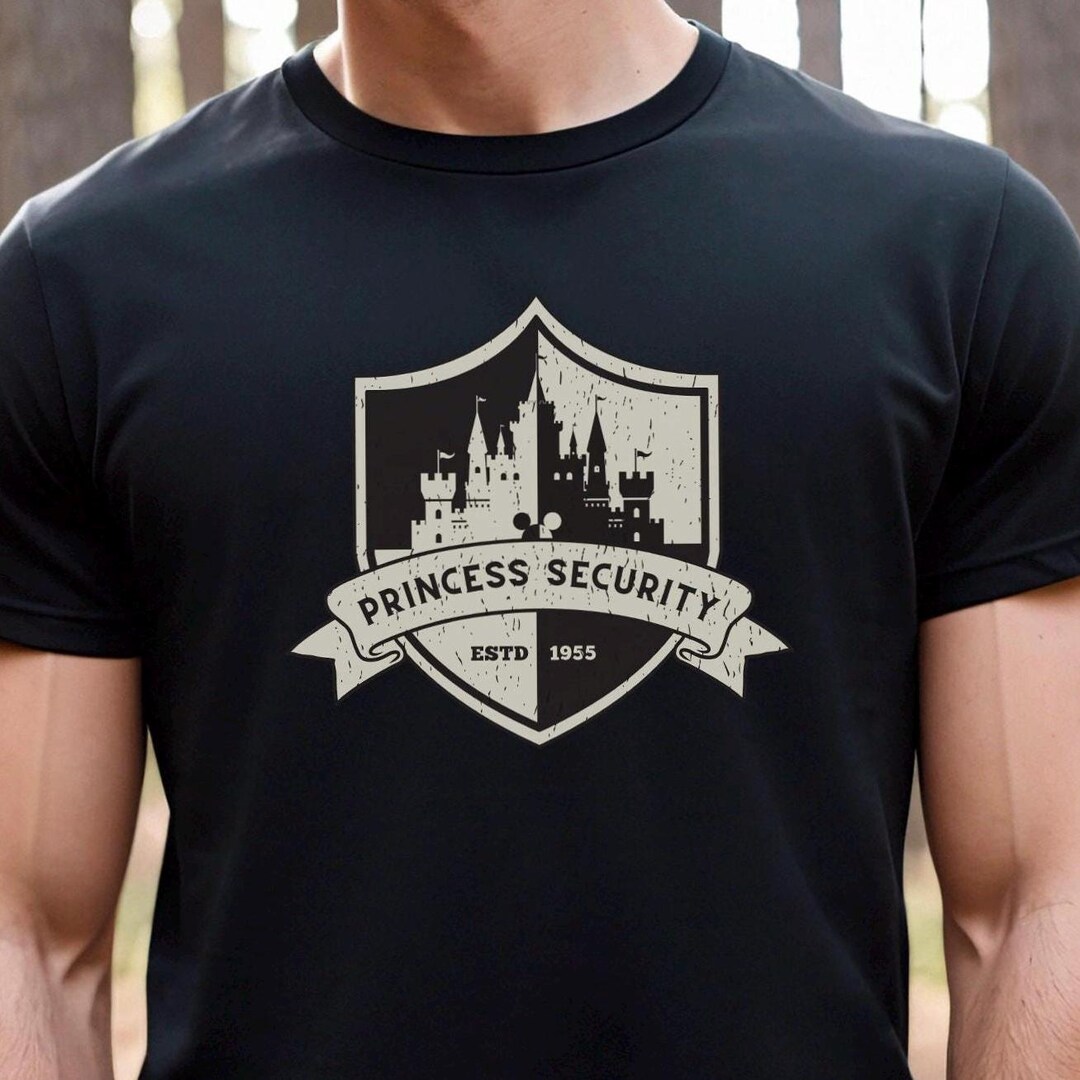 Princess Security 1955 Disneyland Shirt Mens Disney Shirt Disney Dad ...