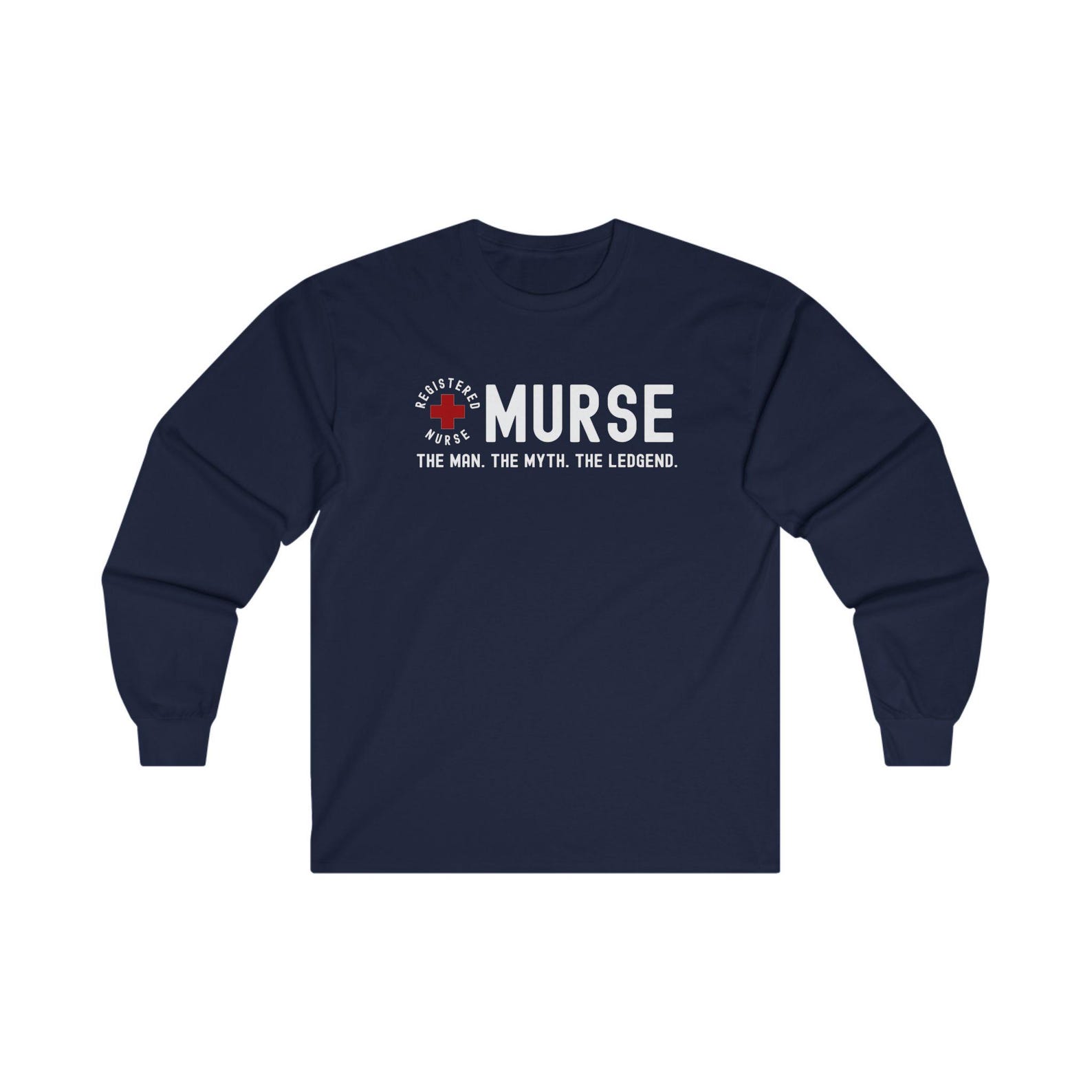 Murse Long Sleeve Shirt Mens Nurse Tshirt Murse Shirt Gift for Male ...