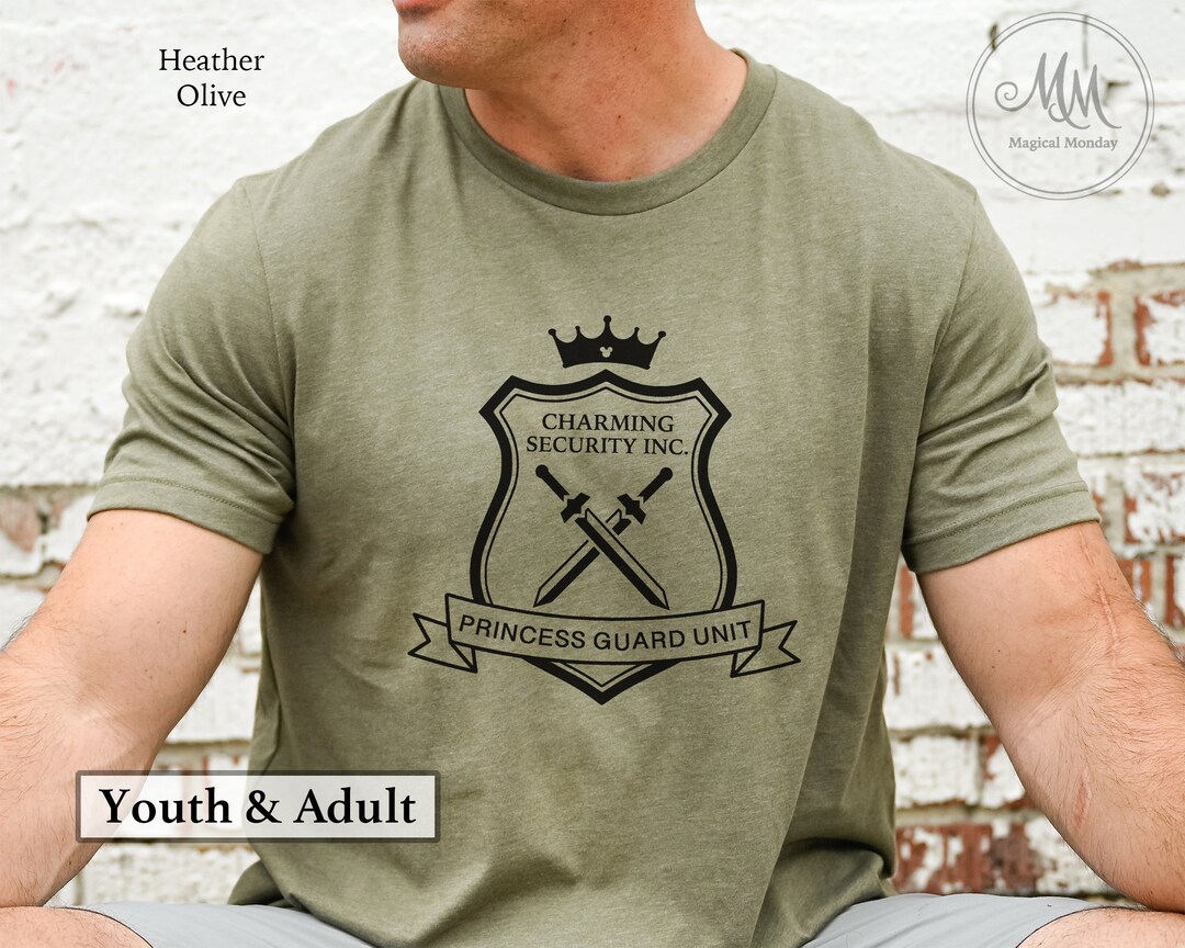 Matching Princess Security Shirt for Father and Son Disney Matching ...