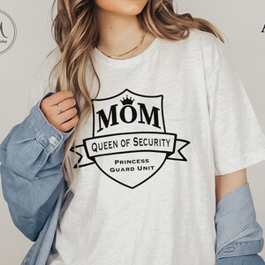 Princess Security Shirt Disney Mom Shirt Queen of Security Tshirt Mom ...