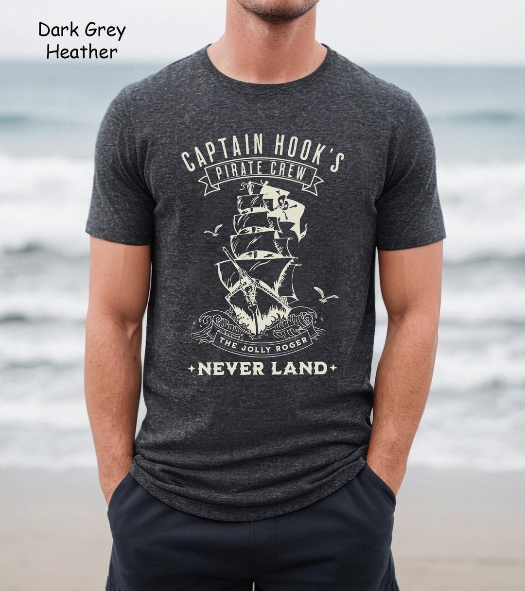 Hook's Pirate Crew Peter Pan Never Land Shirt Captain Hook Shirt Pirate ...