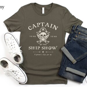 Captain of the Ship Show Pirate Shirt Disney Cruise Shirt Disney Dad ...