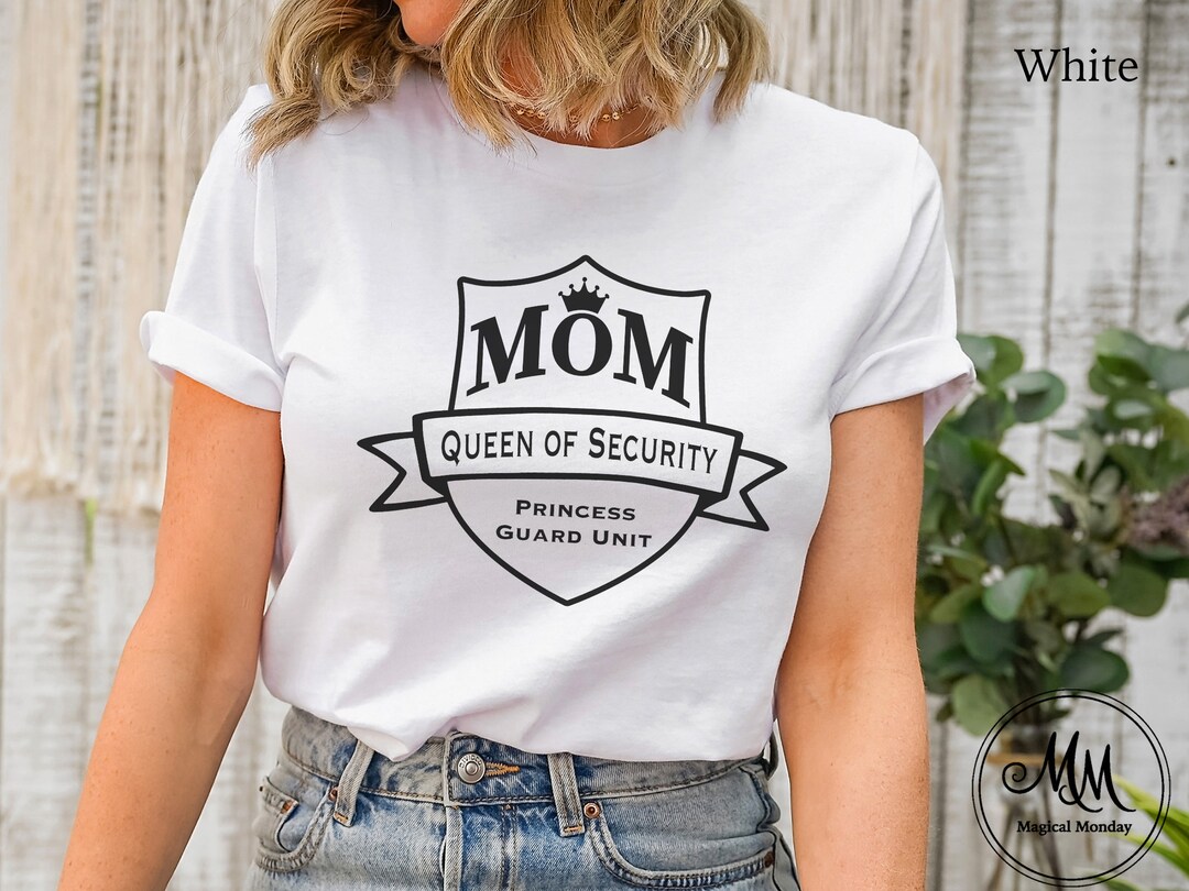 Princess Security Shirt Disney Mom Shirt Queen of Security Tshirt Mom ...