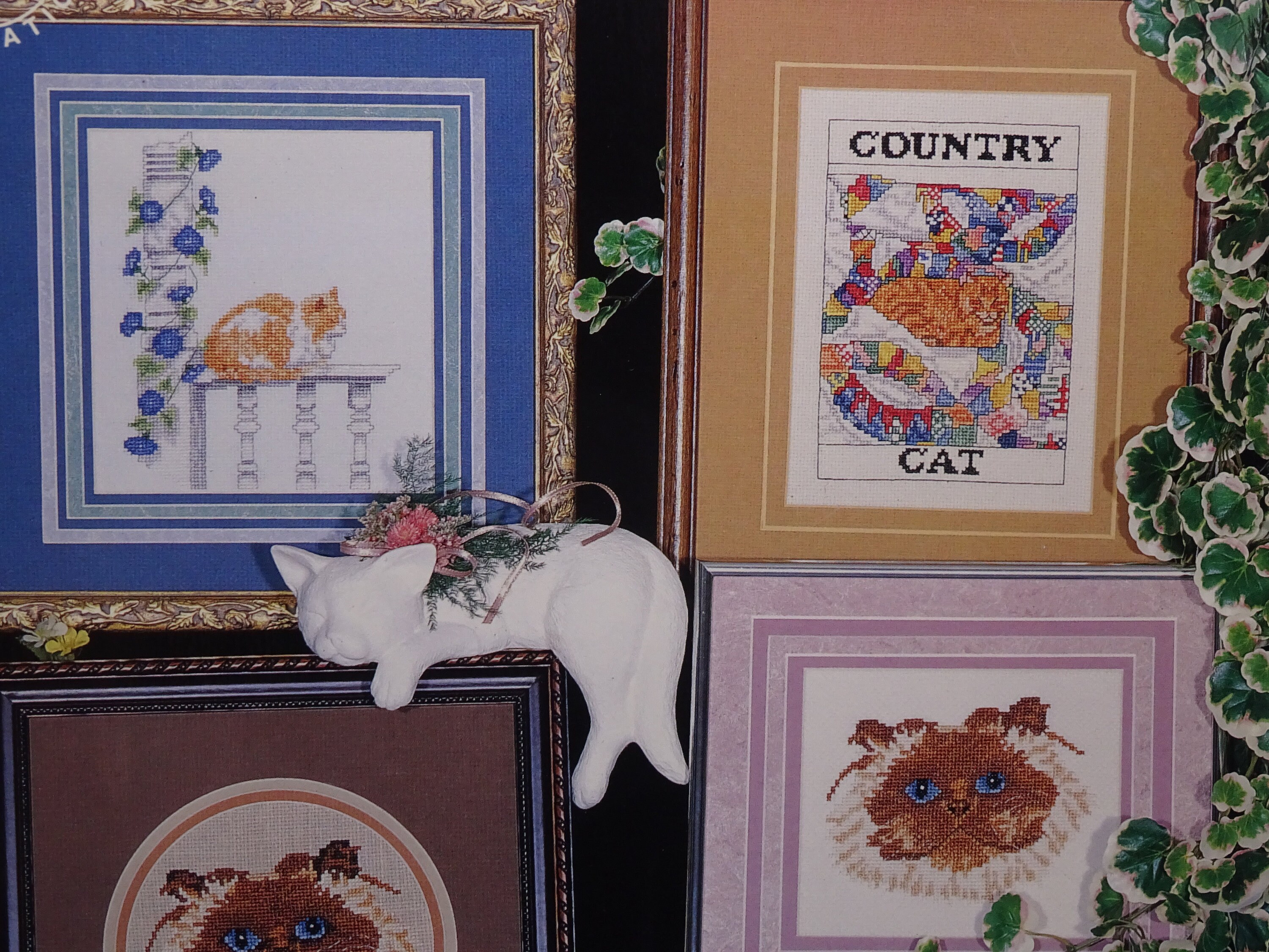 Cat Collection Stephanie's Cats Counted Cross Stitch Patten Booklet - Etsy