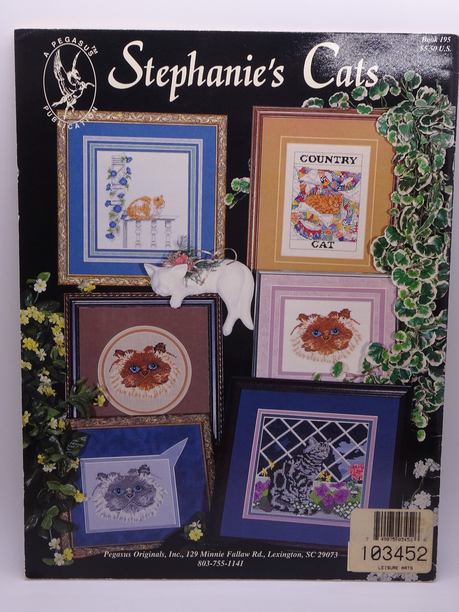 Cat Collection Stephanie's Cats Counted Cross Stitch Patten Booklet - Etsy