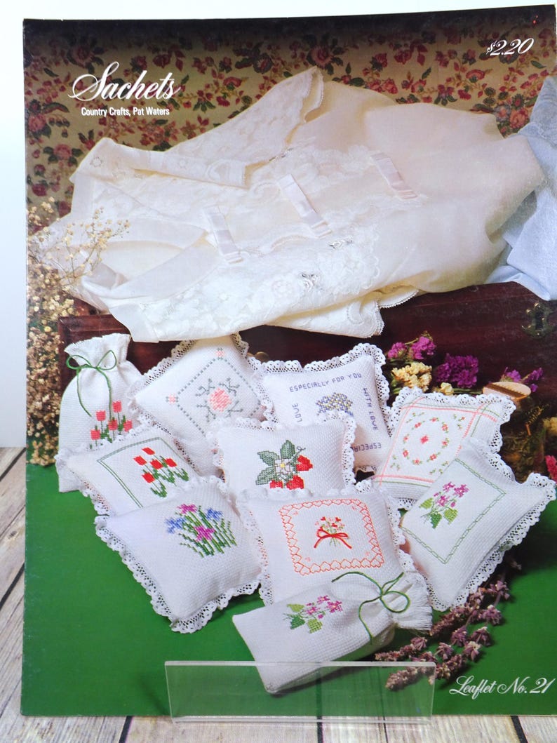 Floral/landscape - Sachets, Leaflet No. 21 - Pat Waters Country Crafts ...