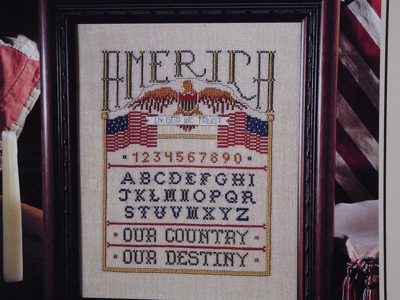Samplers & Alphabets Collection American Sampler Counted Cross Stitch ...