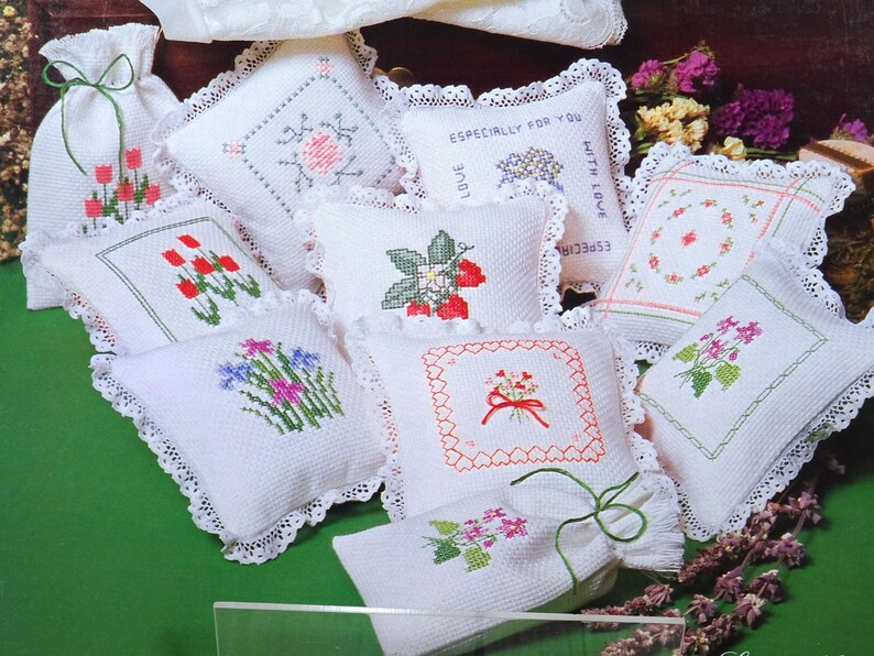 Floral/landscape - Sachets, Leaflet No. 21 - Pat Waters Country Crafts ...