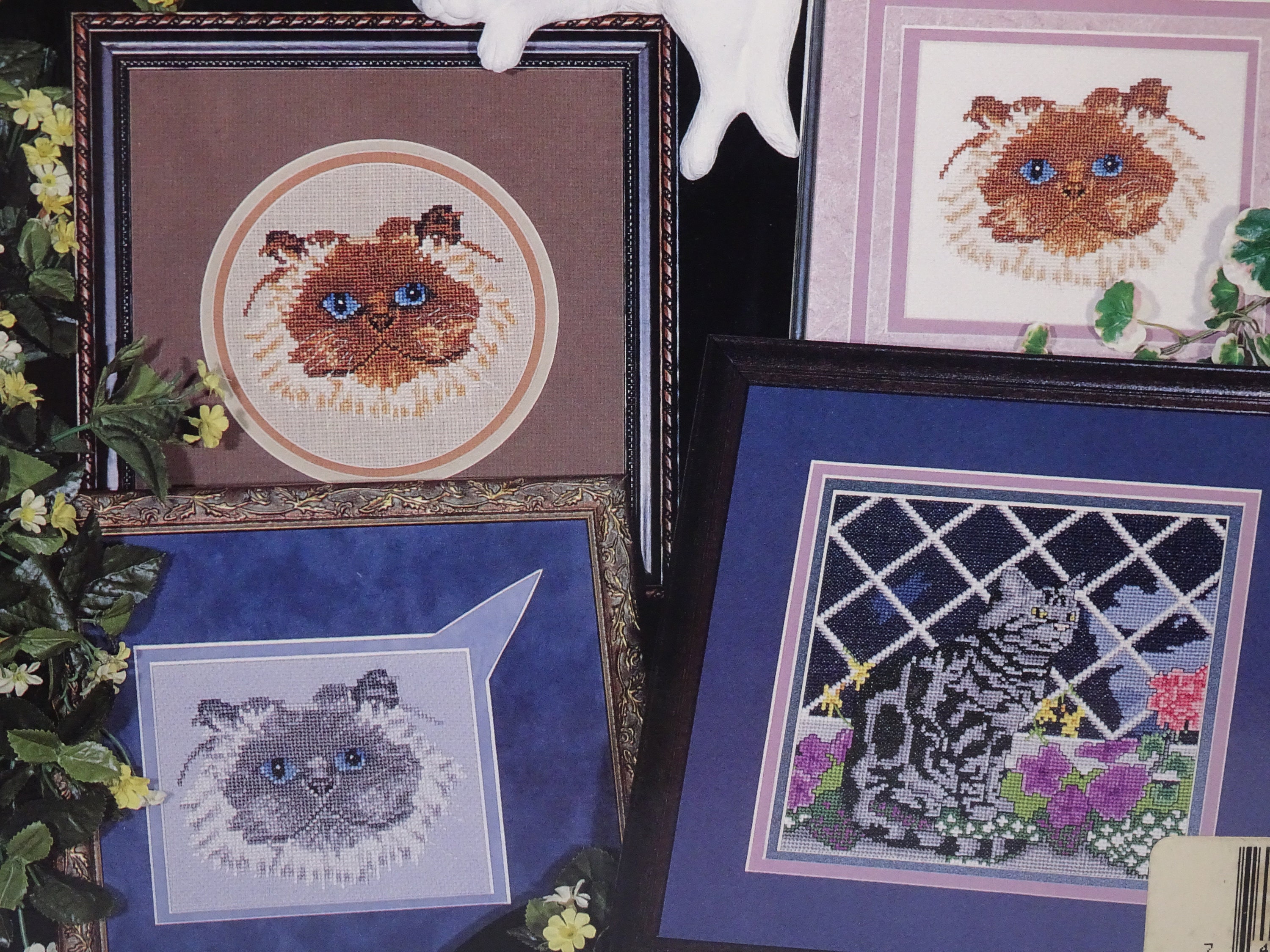 Cat Collection Stephanie's Cats Counted Cross Stitch Patten Booklet - Etsy