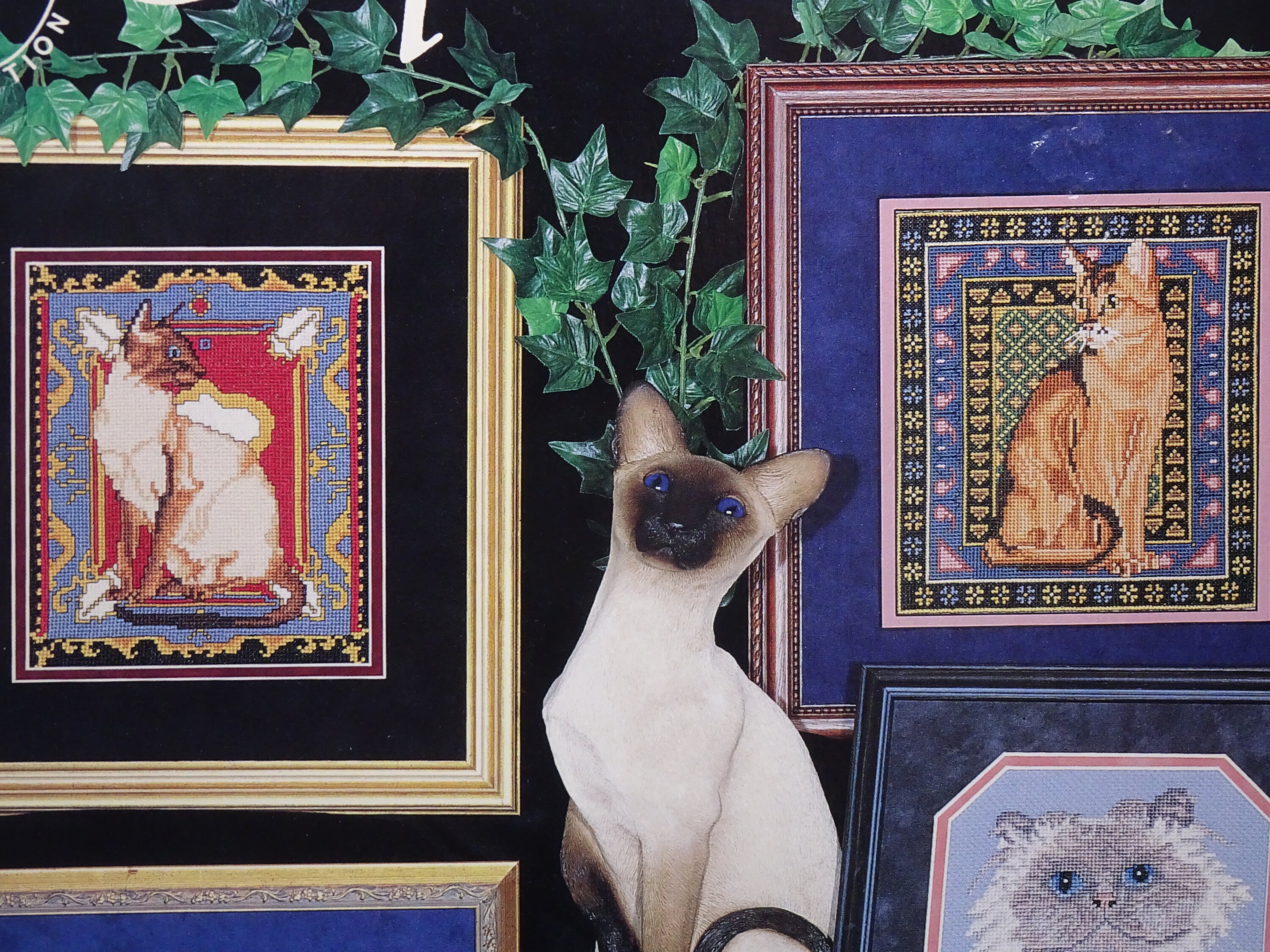 Cat Collection Stephanie's Cats Counted Cross Stitch Patten Booklet - Etsy