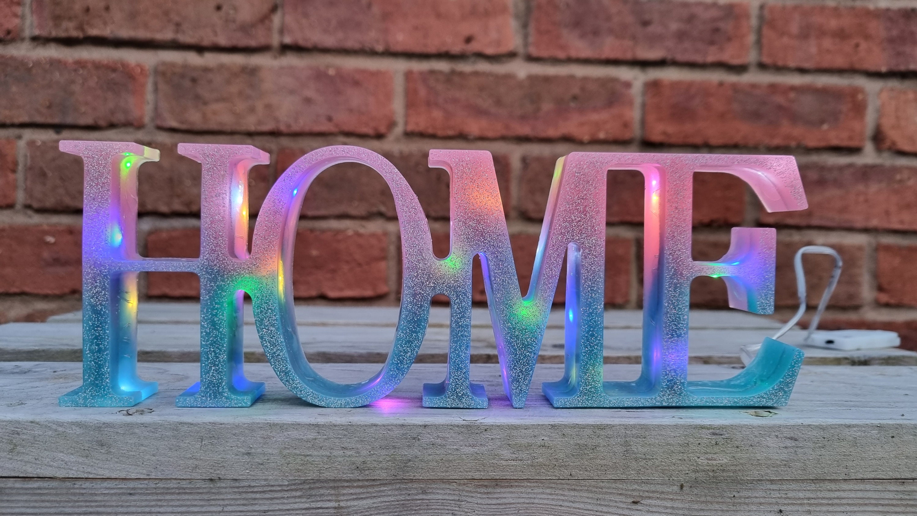 Light up HOME Sign Home Warming Gift Thankyou Gift Birthday - Etsy