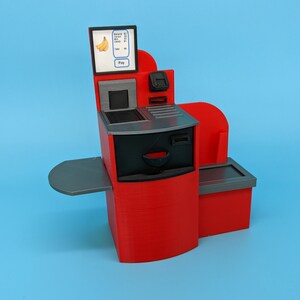 Mini Brands Toy Grocery Store Self Checkout Lane With Register and ...