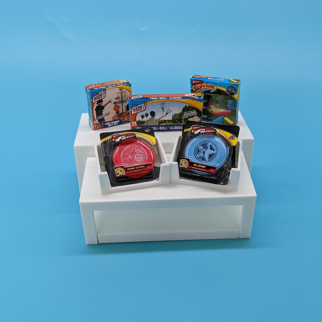 Mini Brands Toy Grocery Store Shelf Rectangle Table Stand for Brands 5 ...