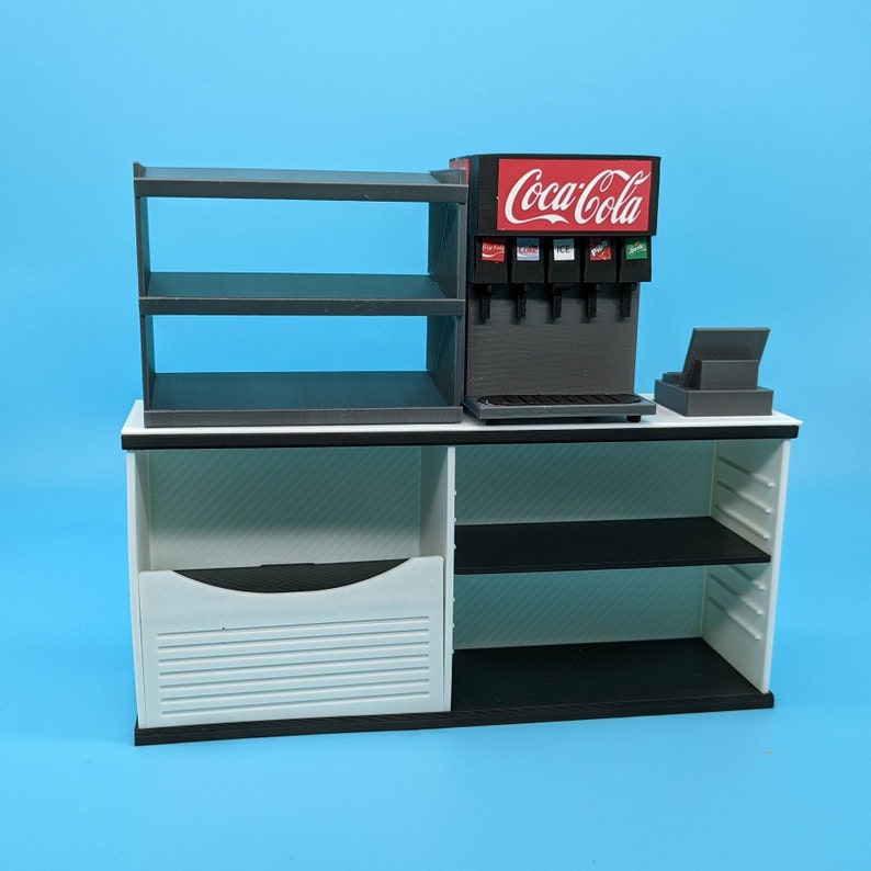 Mini Brands Toy Food Court Fast Food Restaurant Store Checkout - Etsy