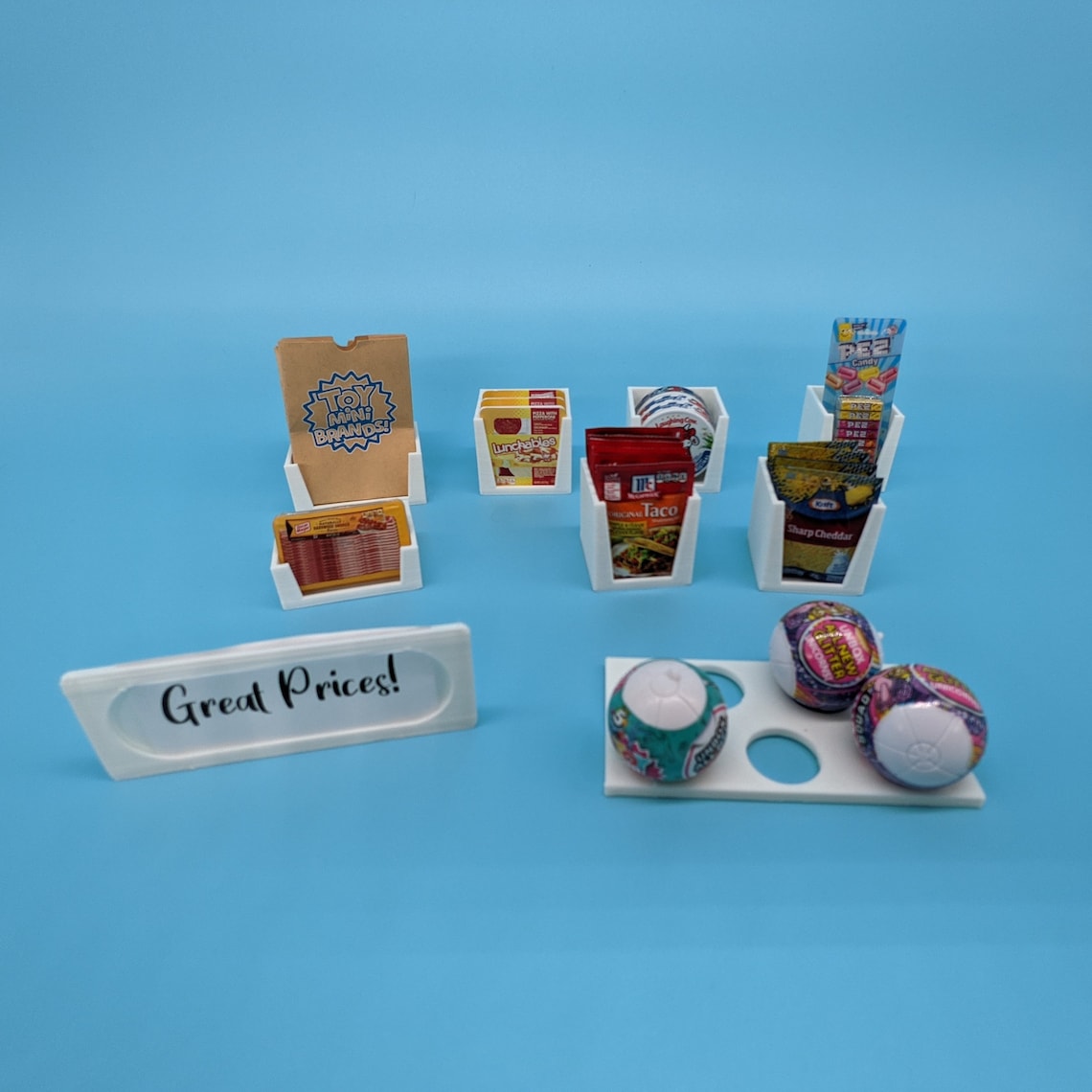 Mini Brands Combo Shelf Holders and Clips Pack for Mini - Etsy