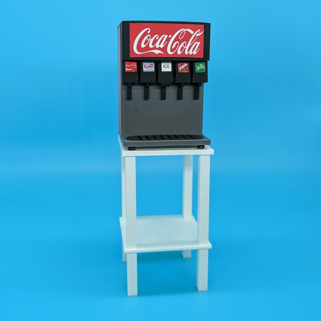 Mini Brands Toy Soda Pop Fountain Machine for Mini Brands Toys Shopkins ...