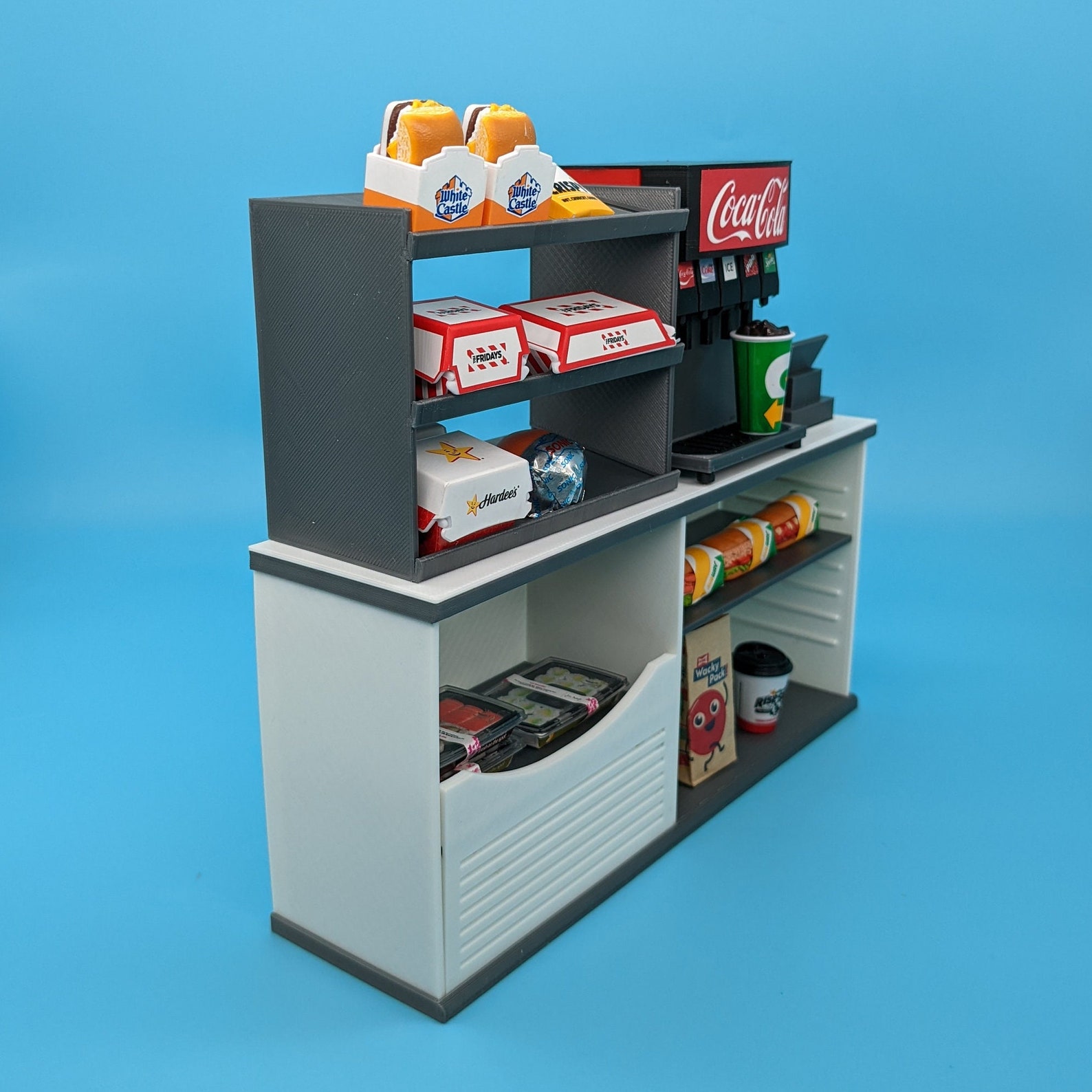 Mini Brands Toy Food Court Fast Food Restaurant Store Checkout - Etsy