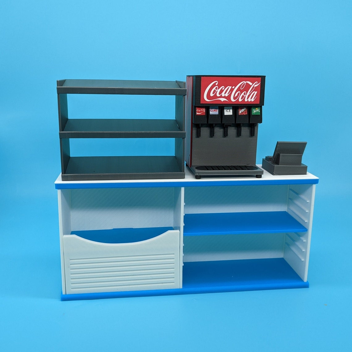 Mini Brands Toy Food Court Fast Food Restaurant Store Checkout - Etsy