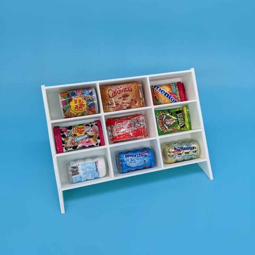 Mini Brands Rectangle Candy, Fruit, Vegetables Veggie Shelf for Mini ...