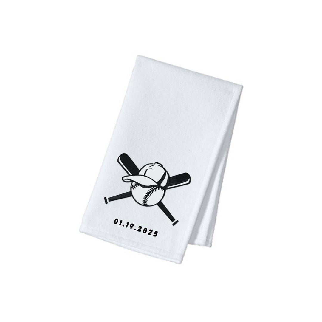 Personalized White Rally Towels – Custom Sports, Wedding, Graduation ...