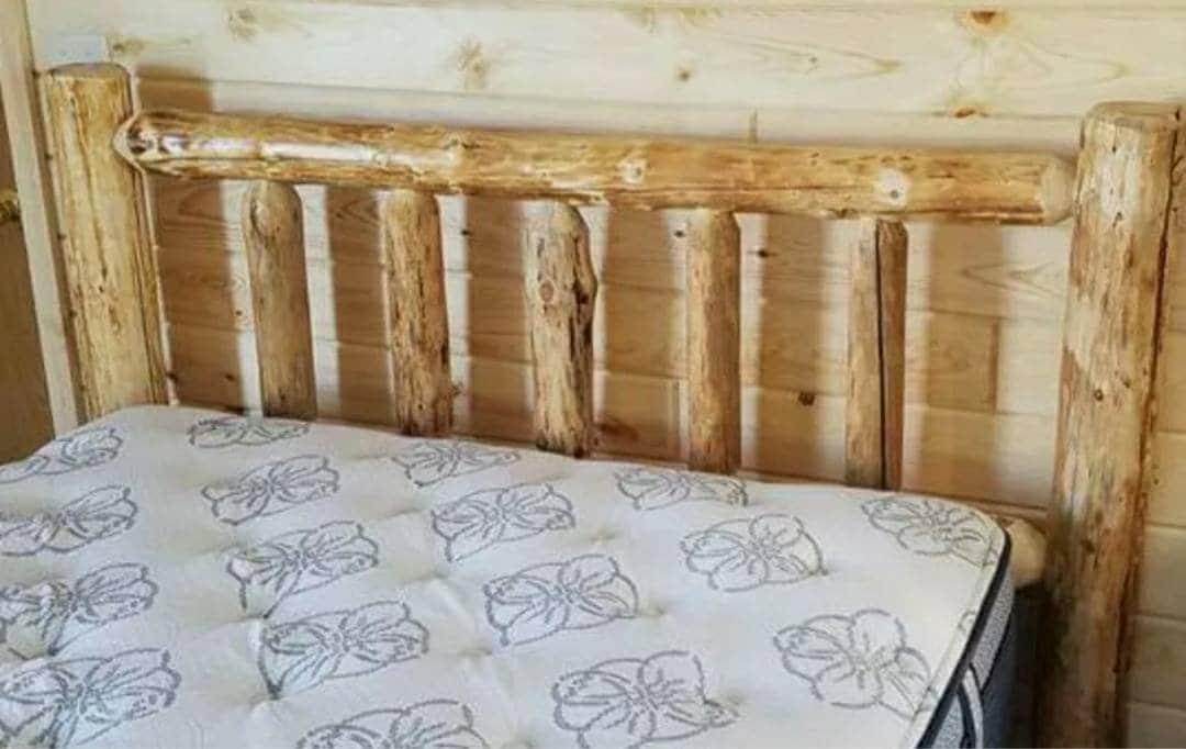 Rustic Log Headboard: Norway Pine, Cabin Decor (ready to Assemble) - Etsy