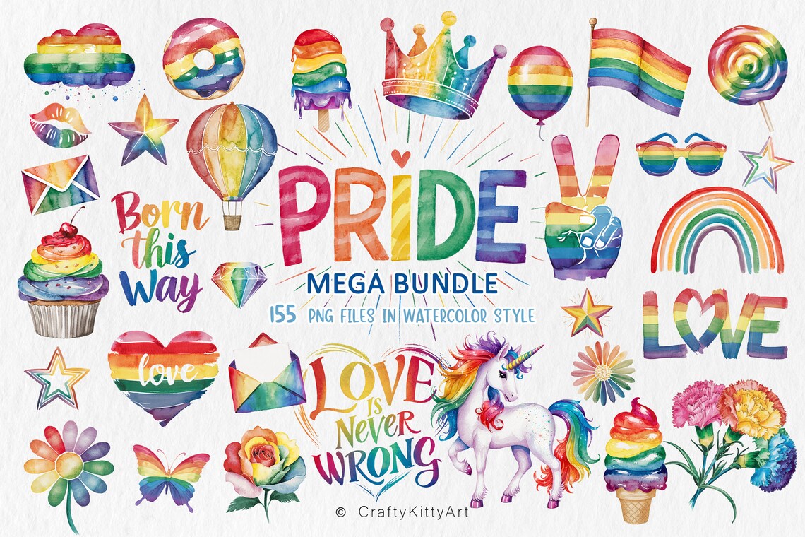 Pride Clipart. Lgbt Clipart. Pride Month PNG Clipart. Lgbtq Clipart ...