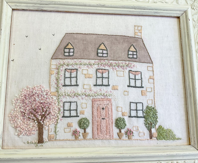 A Cotswold Cottage Embroidery Pattern PDF, Digital Download With Stitch ...