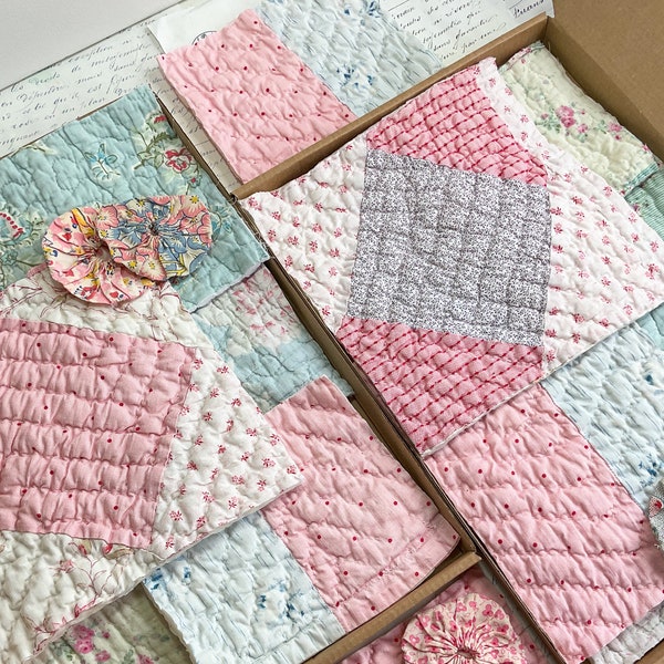 Fabric Remnants Quilt - Etsy