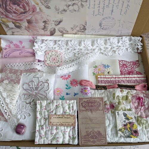 Slow Stitching Kit Poppies - Etsy