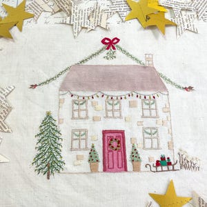 Embroidery Advent Calendar Pattern: Christmas Cottage (PDF Digital ...