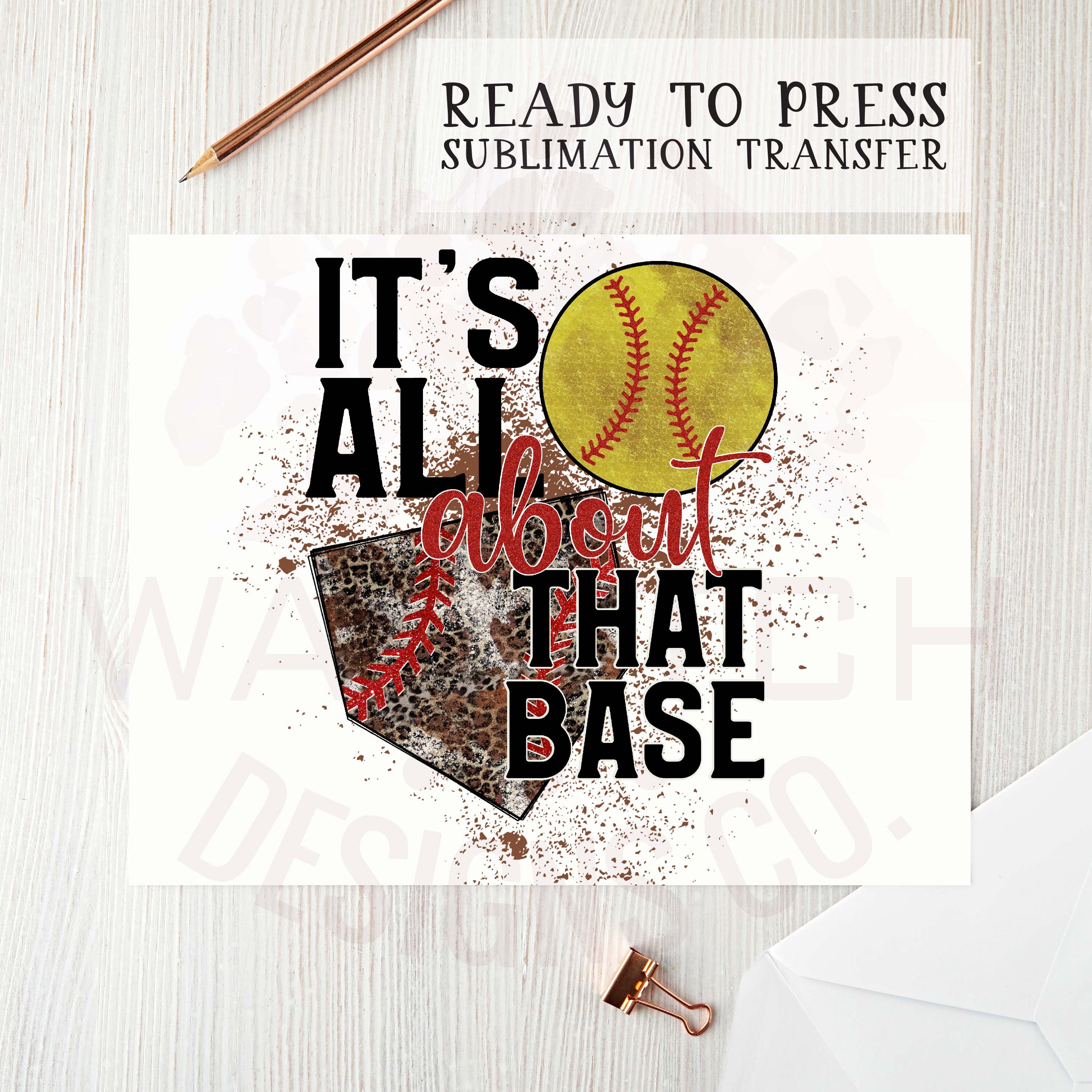 Softball Ready to Press Sublimation Transfer Heat Press - Etsy