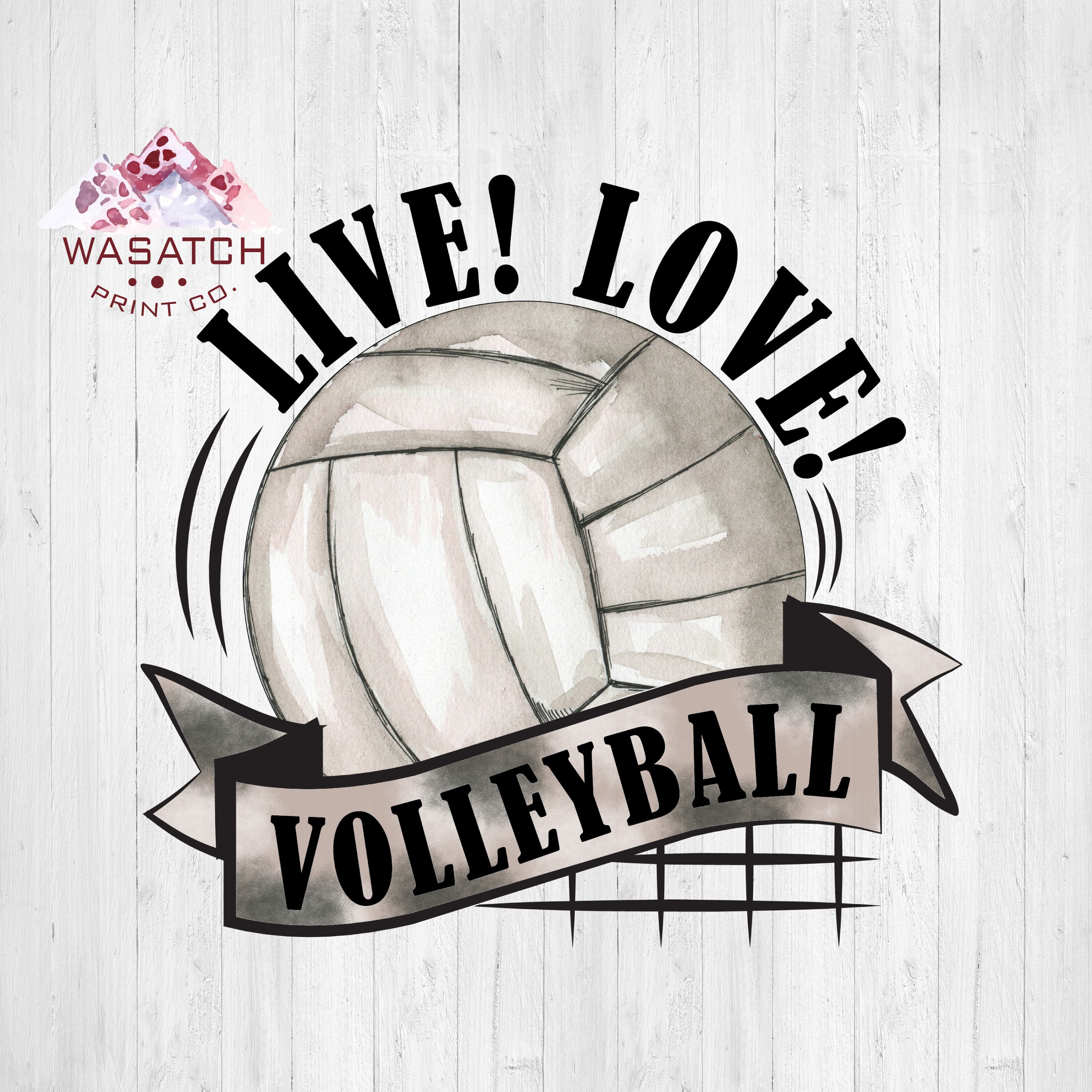 Volleyball Sublimation Transfer Ready to Press Heat Press - Etsy