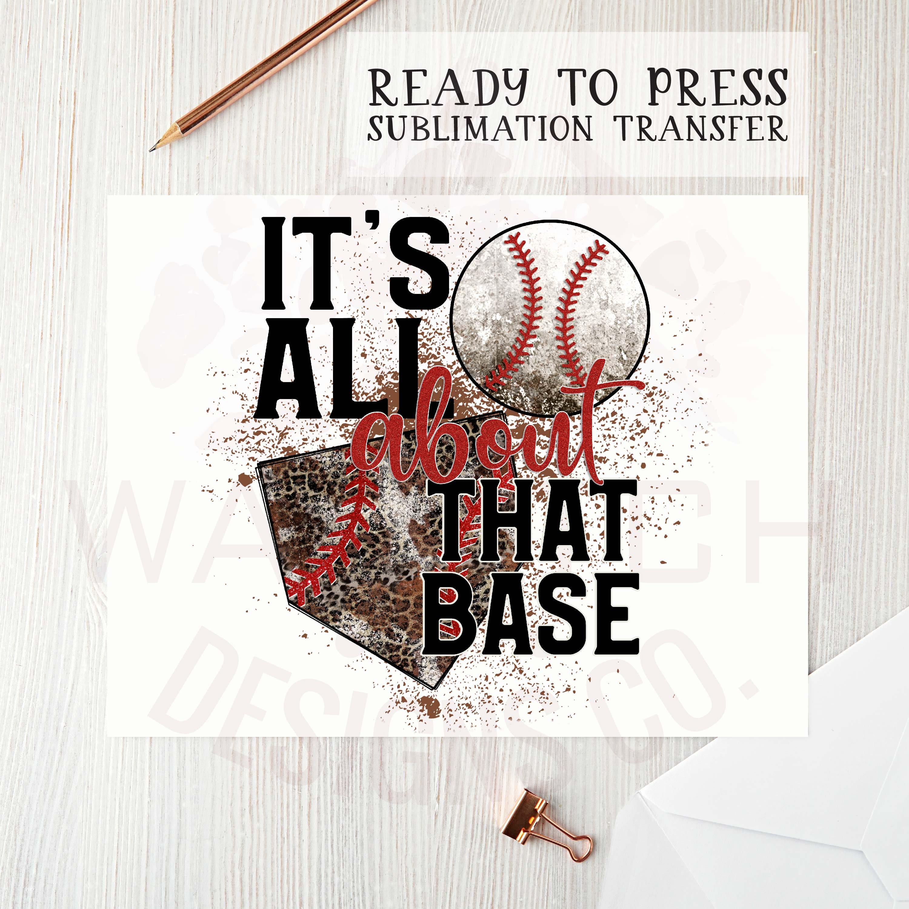 Baseball Ready to Press Sublimation Transfer Heat Press - Etsy