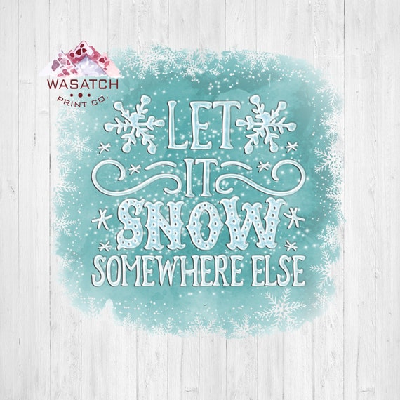 Winter Sublimation Transfer Sublimation Transfers Ready to | Etsy