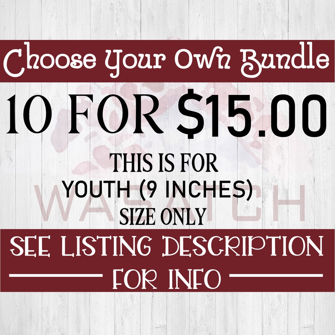 10 Designs Bundle Sublimation Transfer, Ready to Press, Sublimation ...