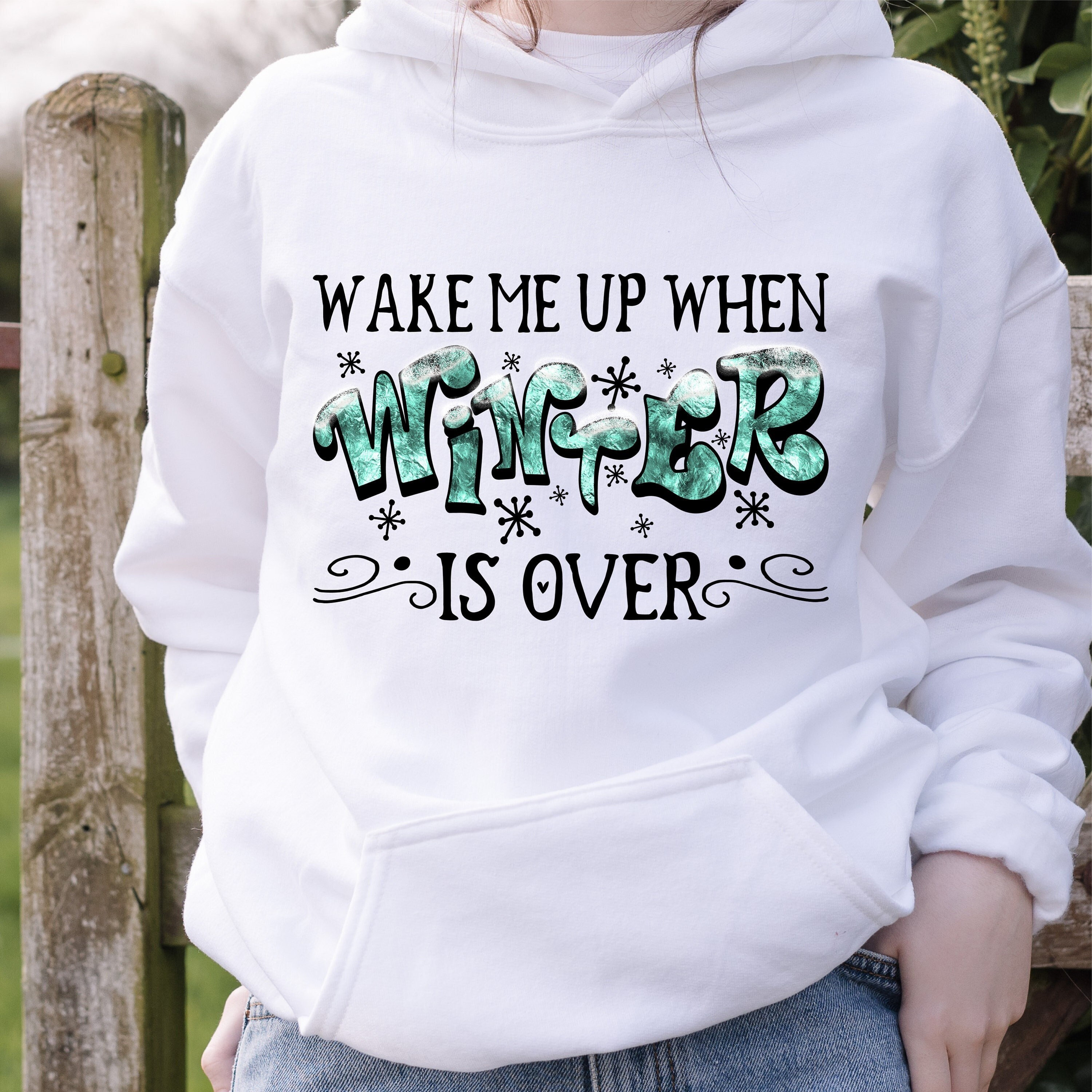 Wake Me up When Winter is Over Sublimation Transfer - Etsy