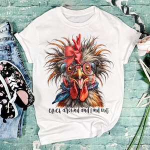 Cluck Around and Find Out Sublimation Transfer | Ready to Press | Heat ...