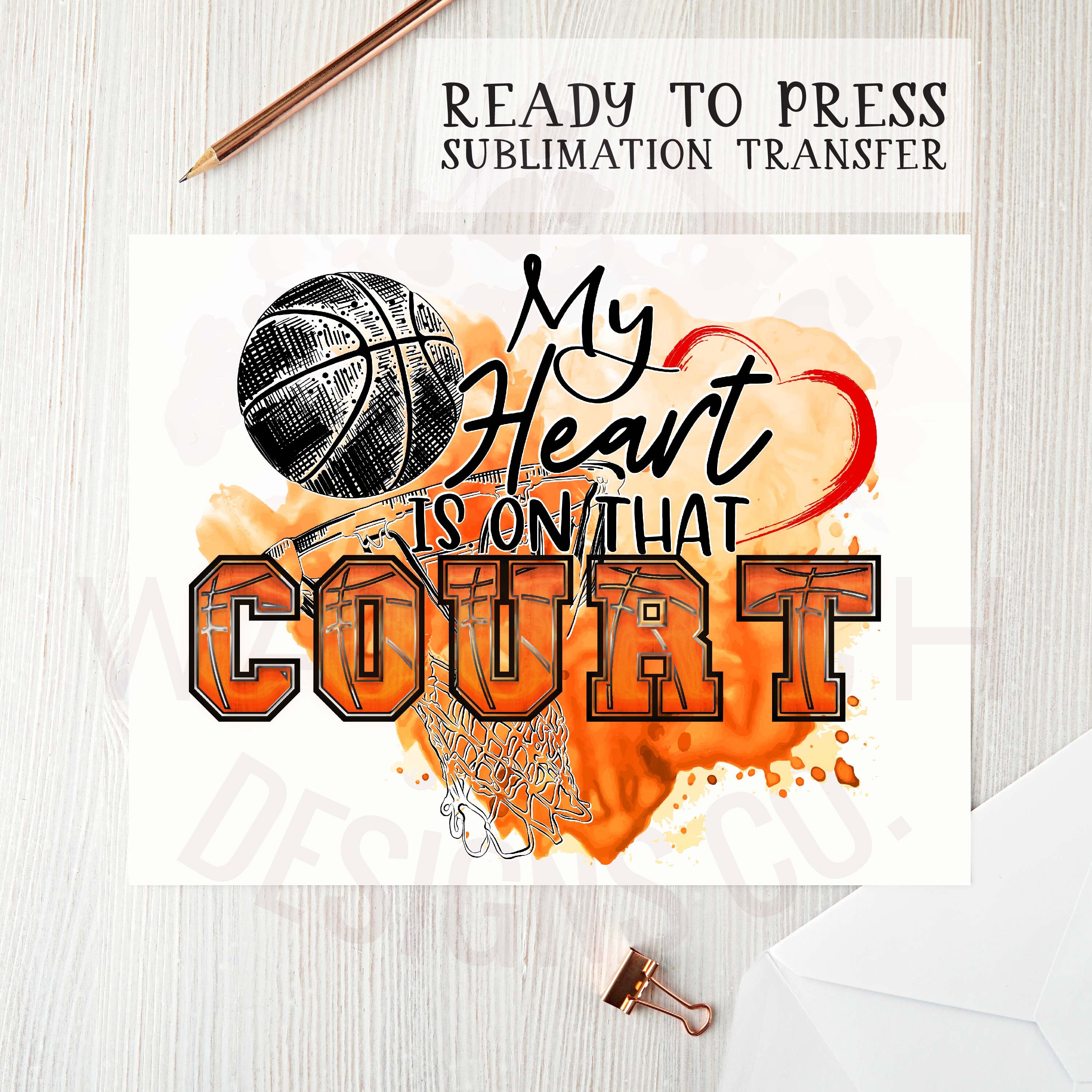 Basketball Sublimation Transfer, Sublimation Transfer, Ready to Press ...