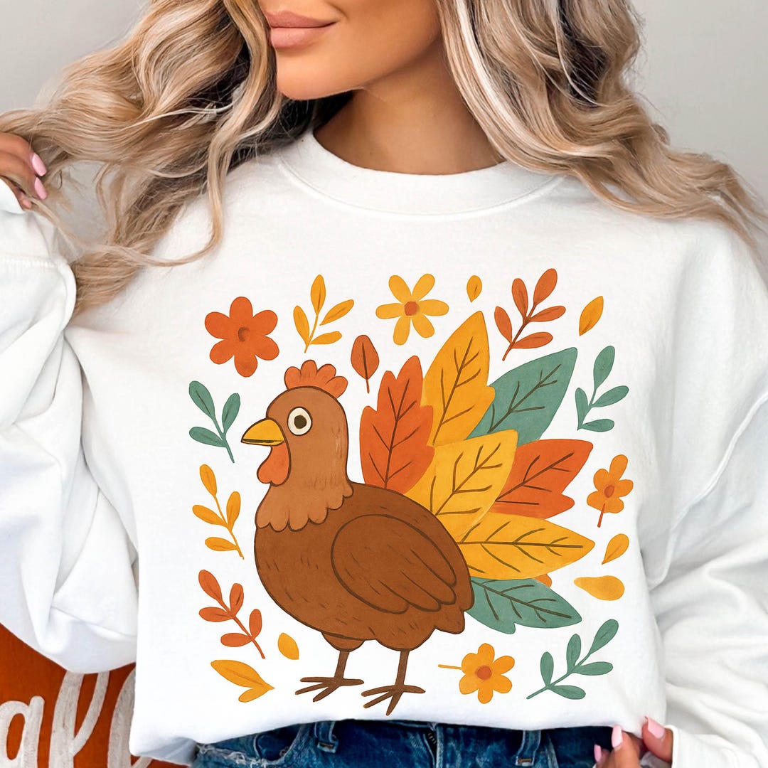 Hand Drawn Turkey Ready to Press Sublimation Transfer, Heat Press ...
