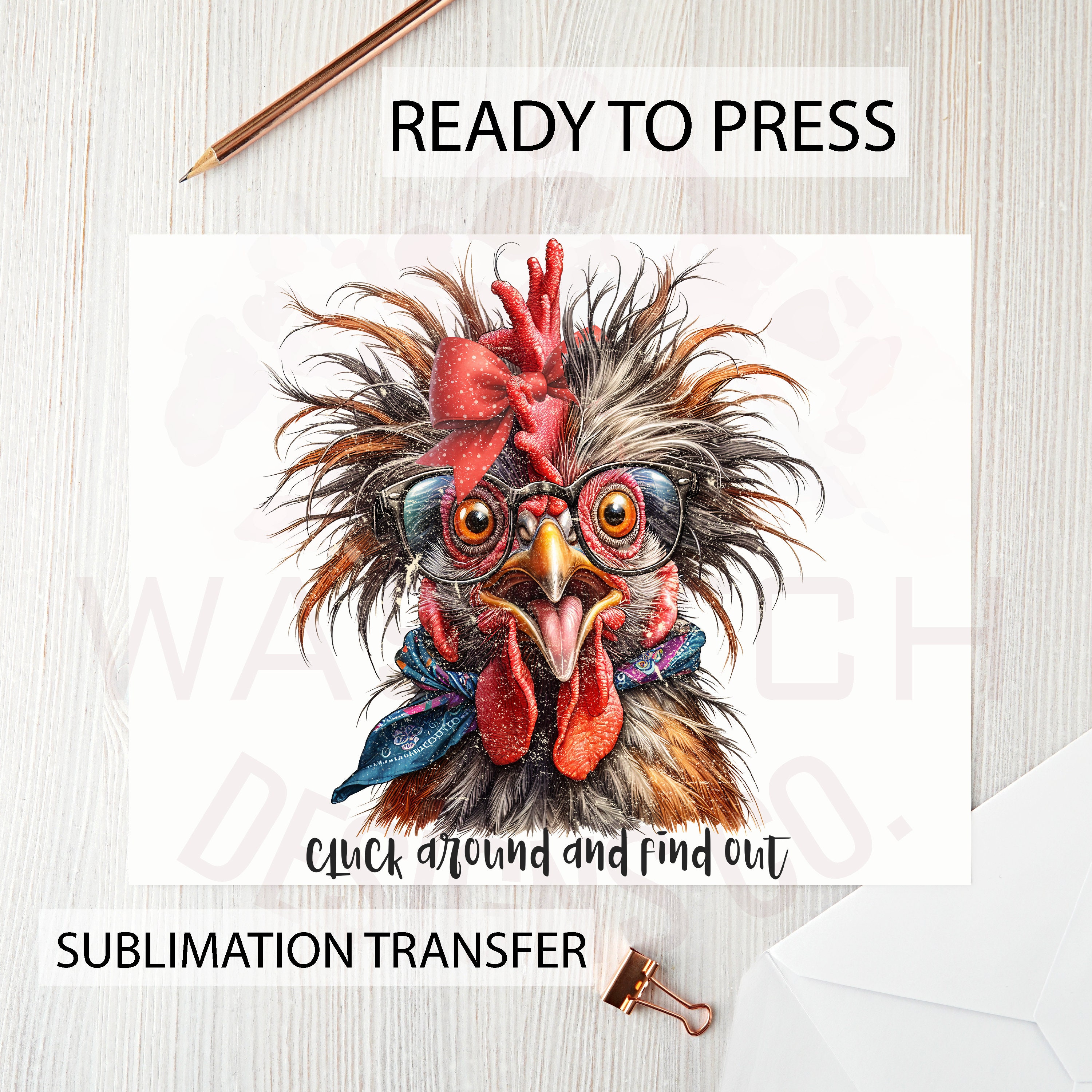 Cluck Around and Find Out Sublimation Transfer | Ready to Press | Heat ...